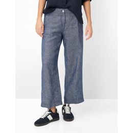 Brax Damen Culotte Style MAINE S INDIGO MOOD, Blau, Gr. 44