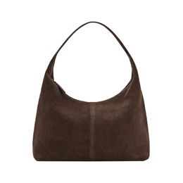 Mango Schultertasche 'Curro' Damen Gr&ouml;&szlig;e one size dunkelbraun