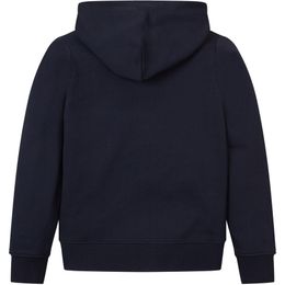 Tom Tailor Jungen Sweatjacke, blau, Gr. 152, unifarben, Obermaterial: 100% Baumwolle, Sweatjacken, mit Kapuze