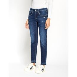 Gang Damen Relax-fit-Jeans "Gang Jeans Relaxed Fit 94AMELIE CROPPED"denim hellblau, Gr. 27, Denim/Jeans, 98% Baumwolle, 2% Elasthan, Jeans