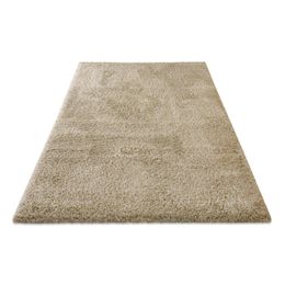 Hochflor-Teppich Esprit, B:133cm H:50mm L:200cm, beige, Polyester, Teppiche, "YOGI ESP-096", L&auml;ufer, flauschiger weicher Flor, Wohnzimmer