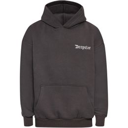 DROPSIZE Herren Kapuzensweatshirt "Dropsize Herren Dropsize Heavy Cloud Dove Hoodie"washed schwarz, Gr. XS, 70% Baumwolle, 30% Polyester, Sweatshirts