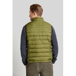 Bugatti Herren Steppweste, gr&uuml;n, Gr. 56, unifarben, 100% Polyester, Westen, aus leichter Nylonware