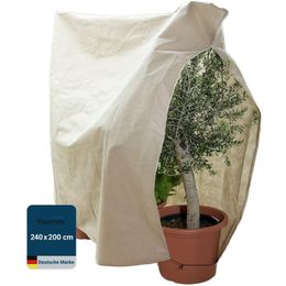 Winterschutzvlies Wenko, B:200cm L:240cm, beige, Polypropylen (PP), Vliese, 240x200 cm