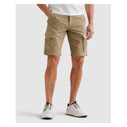 PME-Legend PME LEGEND Herren Cargoshortsbeige, Gr. 38, Web, Obermaterial: 97% Baumwolle, 3% Elasthan, Hosen, Sommerhose in gewaschener Optik