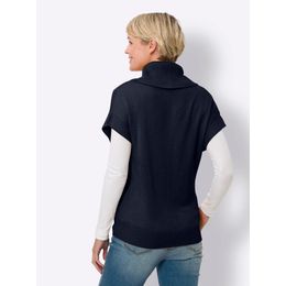 Classic Basics Damen Pullunder "Pullunder", blau, Gr. 44, unifarben, 100% Polyacryl, Pullover