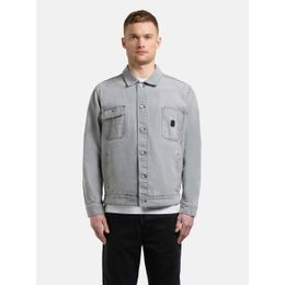 Khujo Herren Jeansjacke "Ronny", grau, Gr. S, Denim/Jeans, Obermaterial: 100% Baumwolle, Jacken, Herren Denim-Jacke mit Brusttaschen