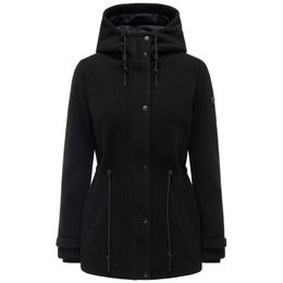 Navahoo Damen Kurzmantel "L&auml;chelstern 14"schwarz, Gr. S, Obermaterial: 100% Polyester. Innenfutter: 100% Polyester. &Auml;rmelfutter: 100% Polyester,