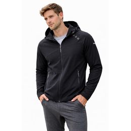 LPO Herren Funktionsjacke "Corvin MN", schwarz, Gr. 50, 85% Polyester, 15% Elasthan, Jacken, auch in Gro&szlig;en Gr&ouml;&szlig;en erh&auml;ltlich
