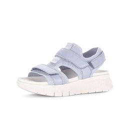 Gabor Damen Plateausandaletten "Plateau Sandale", Gr. 40, blau, Schuhe