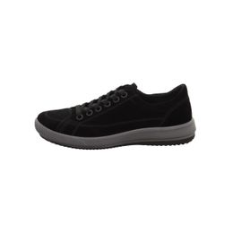 Legero Damen Sneaker "TANARO 5.0", Gr. 36, schwarz, Veloursleder, unifarben, Schuhe, Freizeitschuh, Halbschuh, Schn&uuml;rschuh mit softem Schaftabschluss