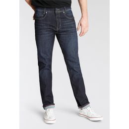 MAC Herren Straight-Jeans "Flexx-Driver", blau, Gr. 40, Denim/Jeans, Obermaterial: 87% Baumwolle, 9% Polyester, 4% Elasthan, Jeans, super elastisch