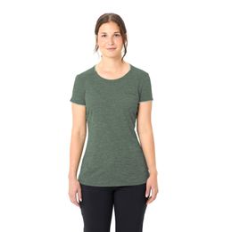 Vaude Damen Funktionsshirt "Women's Essential T-Shirt", gr&uuml;n, Gr. 34, Obermaterial: 100% Polyester, Shirts, sportlicher Stil, Kurzarmdesign, mit