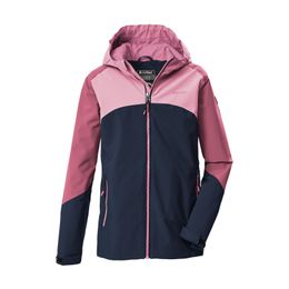 Funktionsjacke Killtec "KOS 158 GRLS JCKT", M&auml;dchen, Gr. 128, navy, Obermaterial: 100% Polyester;Futter: 100% Polyester, Jacken Funktionsjacke, Wind- und wasserdichte M&auml;dchenjacke mit Teflon EcoElite&trade;
