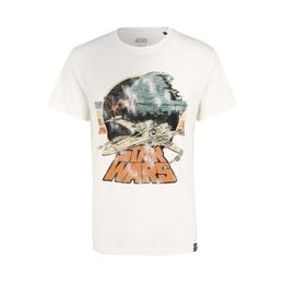Recovered Herren T-Shirt "Star Wars Empire Strikes Back Retro X-Wing", wei&szlig;, Gr. S, bedruckt, 100% Baumwolle, Shirts, im zeitlosen Design