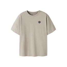 name it Jungen Kurzarmshirt "NKMVIMO SS NREG TOP NOOS"pure cashmere, Gr. 146, unifarben, Jersey, Obermaterial: 60% Baumwolle, 40% Polyester, Shirts,