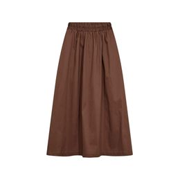 WASABI CONCEPT Damen Midirock "Wasabi Concept Skirt WA-SAGA 35"8900 rocky road, Gr. 1, Obermaterial: 68% Baumwolle, 27% Polyamid, 5% Elasthan, R&ouml;cke