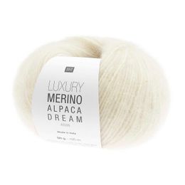 Luxury Merino Alpaca Dream aran von Rico Design, Creme, aus Schurwolle