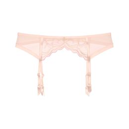 Triumph Damen Strumpfband "Palina Waves of Glow Suspender Belt", Gr. Mporcelain, Spitze, Obermaterial: 77% Polyamid, 23% Elasthan, Strumpfhalter,