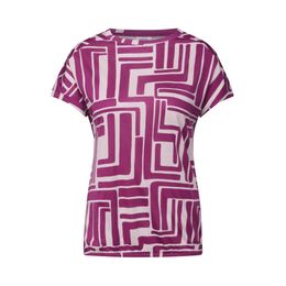 Cecil T-Shirt Damen Gr&ouml;&szlig;e M pastellpink / dunkelpink