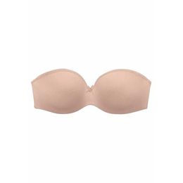 Lascana Damen Multiway-BH, Gr. 80, beige, Microtouch, Obermaterial: 80% Polyamid (TACTEL), 20% Elasthan, BHs, mit abnehmbaren, normalen und