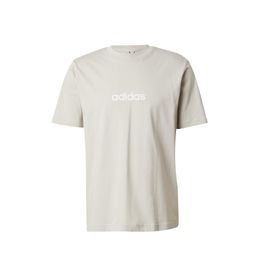 adidas Sportswear Performance Shirt 'Essentials Linear' male size XXL Light grey / White