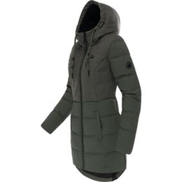 Ragwear Damen Winterjacke "Ashani Block Intl.", gr&uuml;n, Gr. XXL, Obermaterial 1: 100% Polyester. Obermaterial 2: 100% Polyester. Innenfutter: 100%