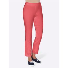 Classic Basics Damen Webhose, pink, Gr. 44, unifarben, 72% Viskose, 25% Polyamid, 3% Elasthan, Hosen