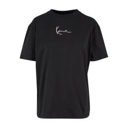 Karl Kani Damen T-Shirt "Karl Kani Damen KW-TE021-001-01 Small Signature Essential Os Tee", schwarz, Gr. S, bedruckt, 100% Baumwolle, Shirts