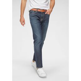 Levi's LEVI'S Herren Tapered-fit-Jeans "502 TAPER", blau, Gr. 30, unifarben, Denim/Jeans, Obermaterial: 99% Baumwolle, 1% Elasthan, Jeans