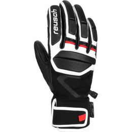 Reusch Damen Skihandschuhe "Pro RC", schwarz-wei&szlig;, Gr. 9,5, mehrfarbig, 60% Ziegenleder, 40% Polyester, Handschuhe, in sportlichem Design