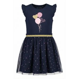 Blue Seven M&auml;dchen Jerseykleid "M&auml;dchen T&uuml;llkleid"5950, nachtblau, Gr. 122, 95% Baumwolle, 5% Elasthan, Kleider