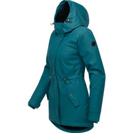 Ragwear Damen Funktionsjacke "Monadis Rainy Warm", gr&uuml;n, Gr. XL, Obermaterial: 100% Polyester. Innenfutter: 100% Polyester. Wattierung: 100%