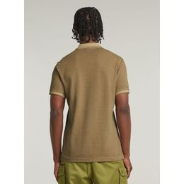G-Star Raw G-STAR Herren Poloshirt "Dunda Overdyed Slim Poloshirt", beige, Gr. S, Obermaterial: 95% Baumwolle, 5% Elasthan, Shirts