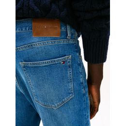 Tommy Hilfiger Herren Straight-Jeans "DENTON Slim Straight Fit"whily blau, Gr. 31, Denim/Jeans, Obermaterial: 99% Baumwolle, 1% Elasthan, Jeans