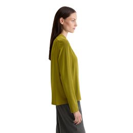 Marc O'Polo MARC O'POLO Damen Blusenshirt "mit TENCEL Modal", gr&uuml;n, Gr. XL, unifarben, Obermaterial: 48% Modal, 47% Baumwolle, 5% Elasthan, Shirts