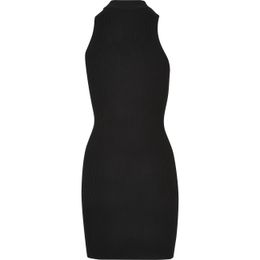 Urban Classics Damen A-Linien-Kleid "Urban Classics Damen Ladies Cut Out Sleevless Dress", schwarz, Gr. XXXL, unifarben, 35% Polyacryl, 35% Viskose,