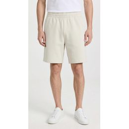 Herren Sweatshorts, beige, Gr. XXL, Calvin Klein Jeans, unifarben, Sweatware, Obermaterial: 100% Baumwolle, Hosen, Regular Fit, Logo-Badge,