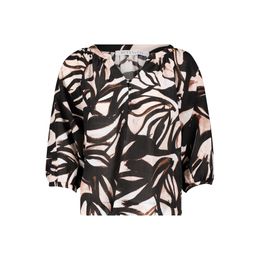 BETTY & CO BETTY & CO Damen Schlupfbluse "Damen mit Print", schwarz, Gr. 36, Obermaterial: 100% Baumwolle, Blusen