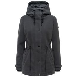 Navahoo Damen Kurzmantel "L&auml;chelstern 14"anthrazit, Gr. S, Obermaterial: 100% Polyester. Innenfutter: 100% Polyester. &Auml;rmelfutter: 100% Polyester,