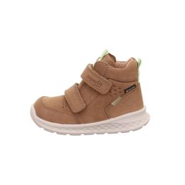 Superfit M&auml;dchen Winterboots "BREEZE WMS: mittel", Gr. 22, braun, Nubukleder, unifarben, Schuhe, Babyschuh, Klettschuh mit GORE-Tex, Gr&ouml;&szlig;enschablone