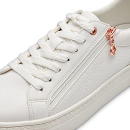 Tamaris Damen Plateausneaker, Gr. 40, rosa, Synthetik, Textil, kontrastfarbene Details, leicht gl&auml;nzend, Schuhe, Freizeitschuh, Halbschuh, Schn&uuml;rer