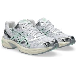 Sneaker asics SPORTSTYLE "GEL-1130", Damen, Gr. 37,5, wei&szlig; (wei&szlig;, mint tint), Leder, Synthetik, Schuhe Sneaker