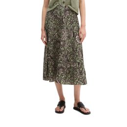 Marc O'Polo MARC O'POLO Damen Webrock "aus gl&auml;nzendem Viskose-Mix", gr&uuml;n, Gr. 32, unifarben, Obermaterial: 83% Viskose, 17% Polyamid, R&ouml;cke