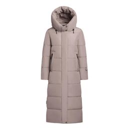 Khujo Damen Steppmantel "SOULANI5 MATT"greige, Gr. M, unifarben, 100% Polyester, M&auml;ntel