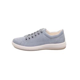 Legero Damen Sneaker "TANARO 5.0", Gr. 37, blau, Veloursleder, unifarben, Schuhe, Freizeitschuh, Halbschuh, Schn&uuml;rschuh mit softem Schaftabschluss
