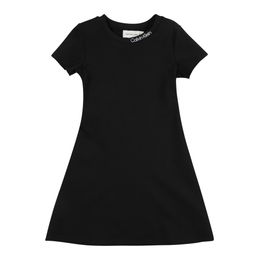 Calvin Klein Jeans Kleid M&auml;dchen Gr&ouml;&szlig;e 140 schwarz / wei&szlig;