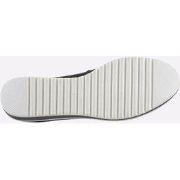 Heine Damen Slipper, Gr. 39, blau, Glattleder, Leder, Schuhe