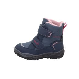 Superfit Damen Winterstiefel "HUSKY, WMS: mittel", Gr. 28, blau, Textil, Schuhe, Snowboots mit w&auml;rmendem Textilfutter, Gr&ouml;&szlig;enschablone zum Download