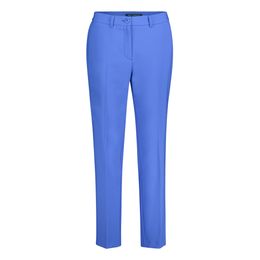 Betty Barclay Damen B&uuml;gelfaltenhose "Damen mit B&uuml;gelfalte", blau, Basic, Gr. 38, Obermaterial: 86% Polyester, 14% Elasthan, Hosen, Material